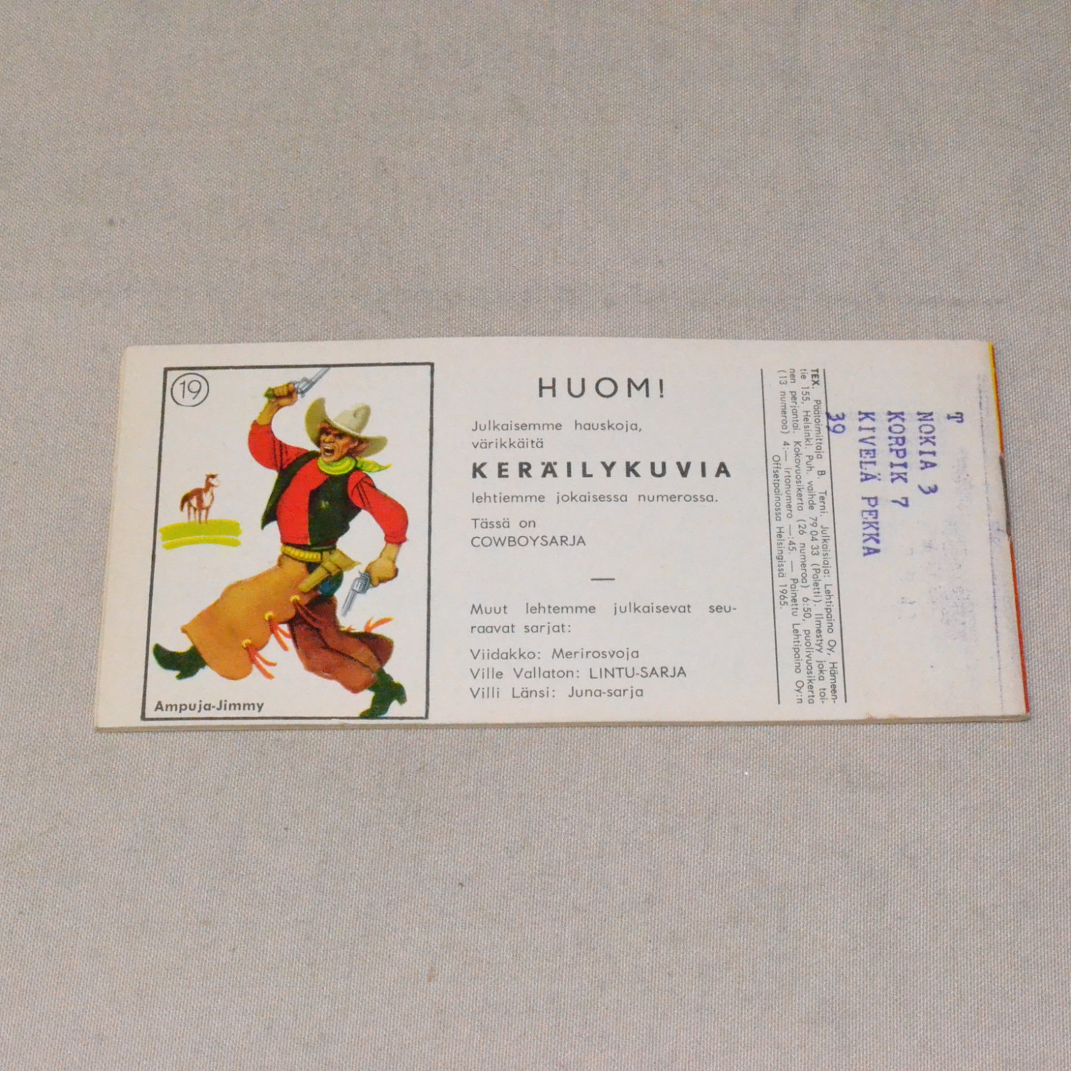 Tex liuska 19 - 1965 (13. vsk)