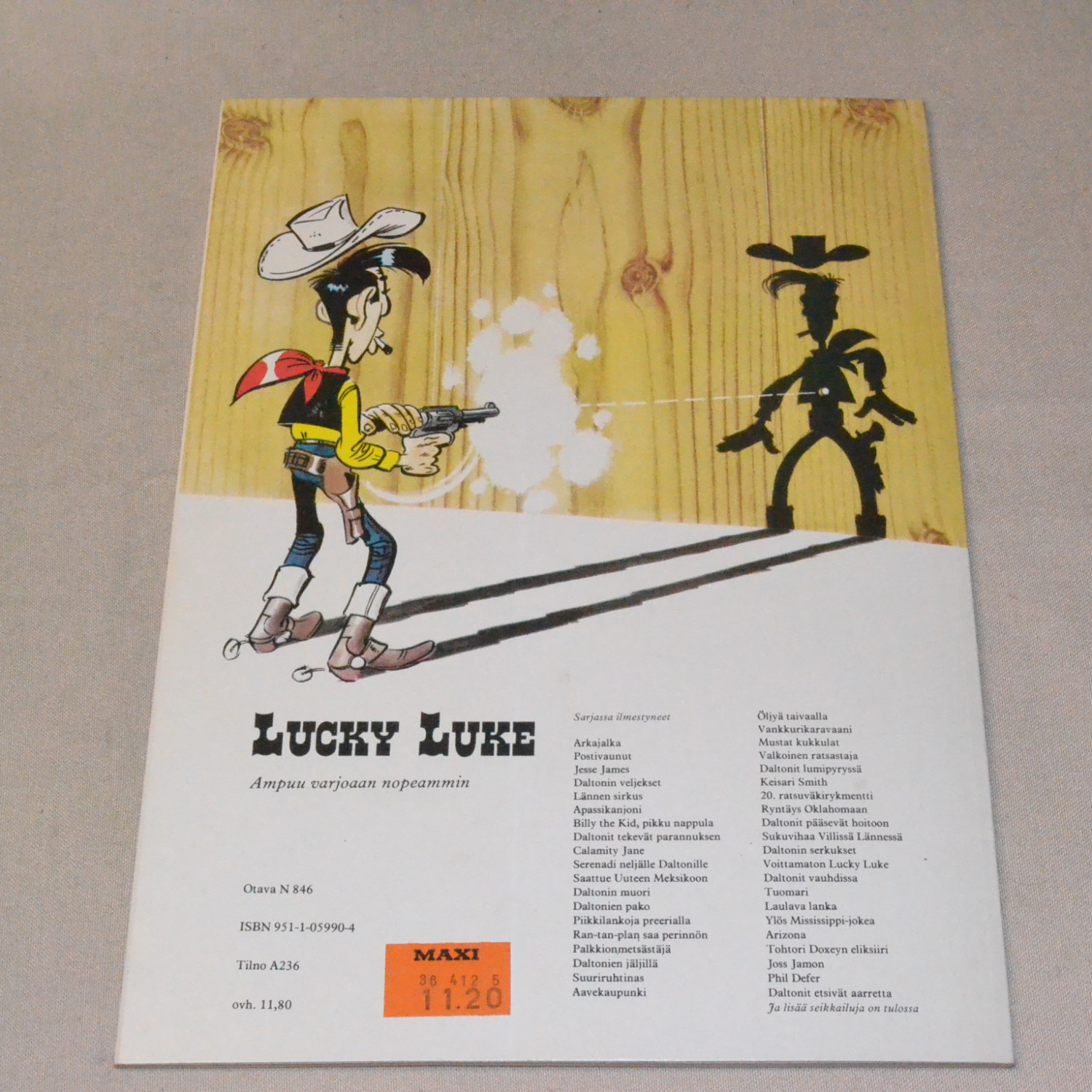 Lucky Luke 40 Daltonit etsivät aarretta
