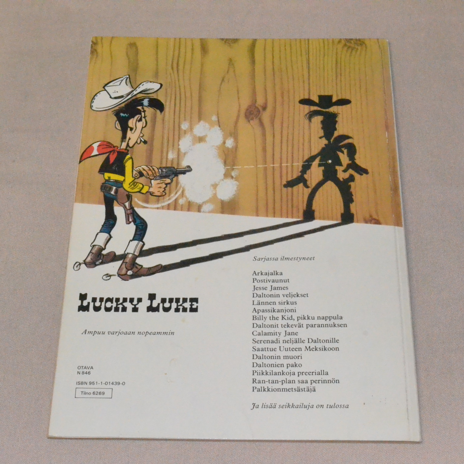 Lucky Luke 15 Ran-tan-plan saa perinnön (1.p.)