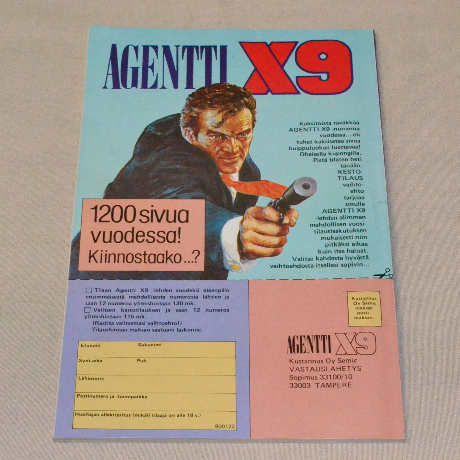 Agentti X9 01 - 1990