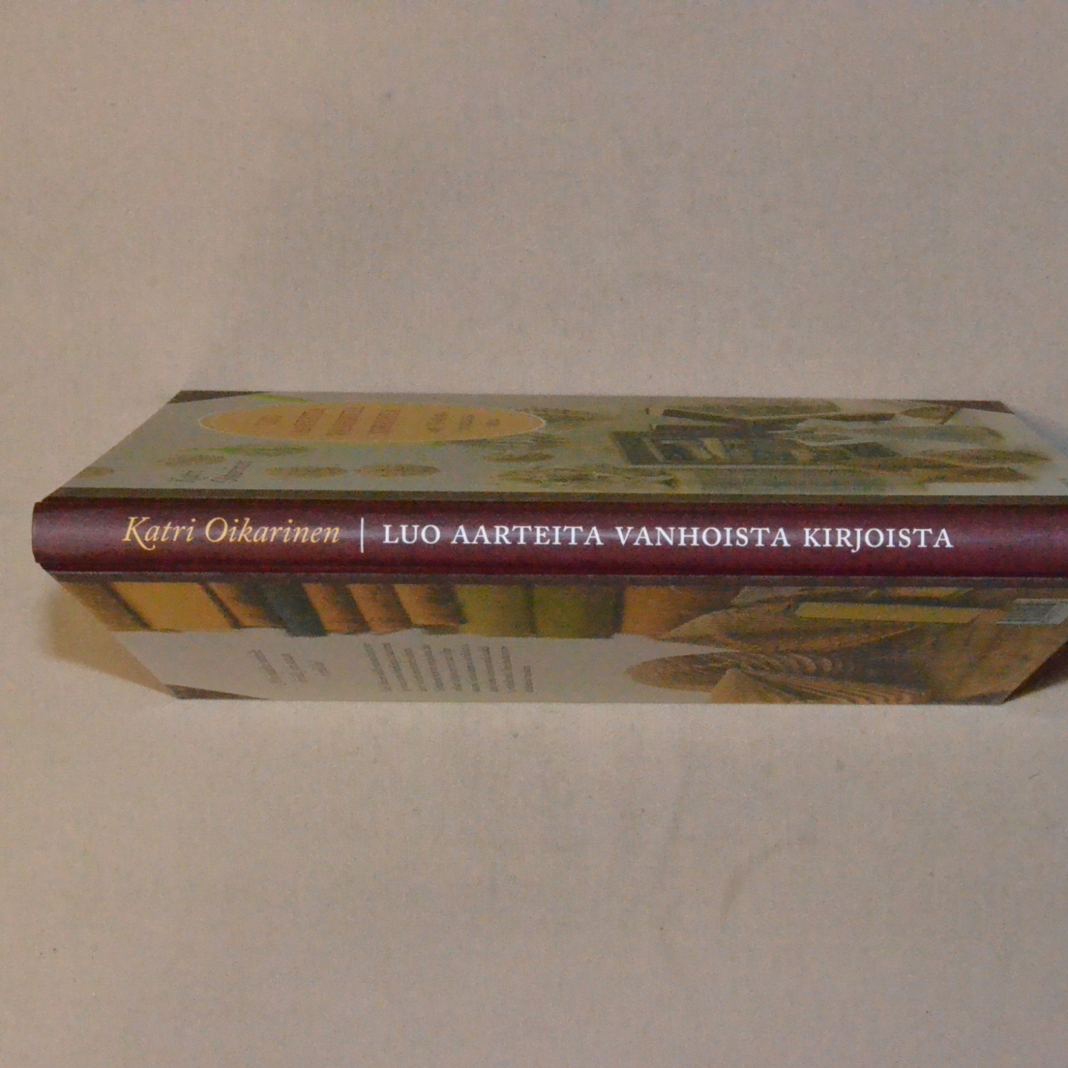 Katri Oikarinen Luo aarteita vanhoista kirjoista