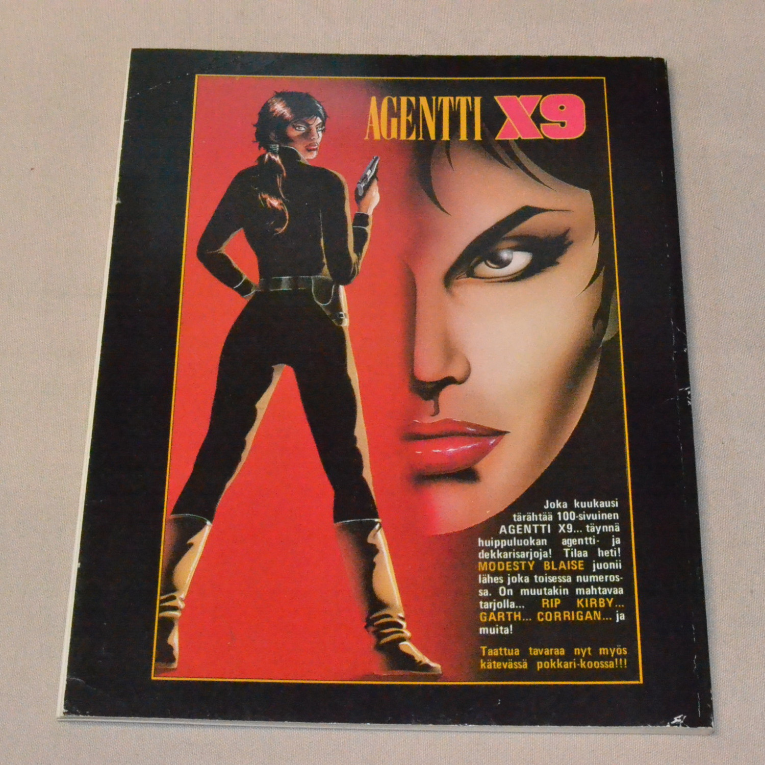 Agentti X9 albumi 1991 Modesty Blaise