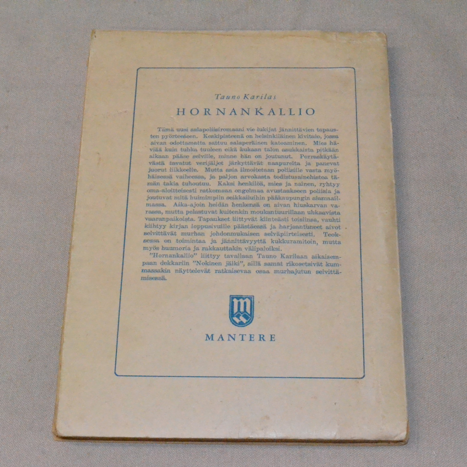 Tauno Karilas Hornankallio