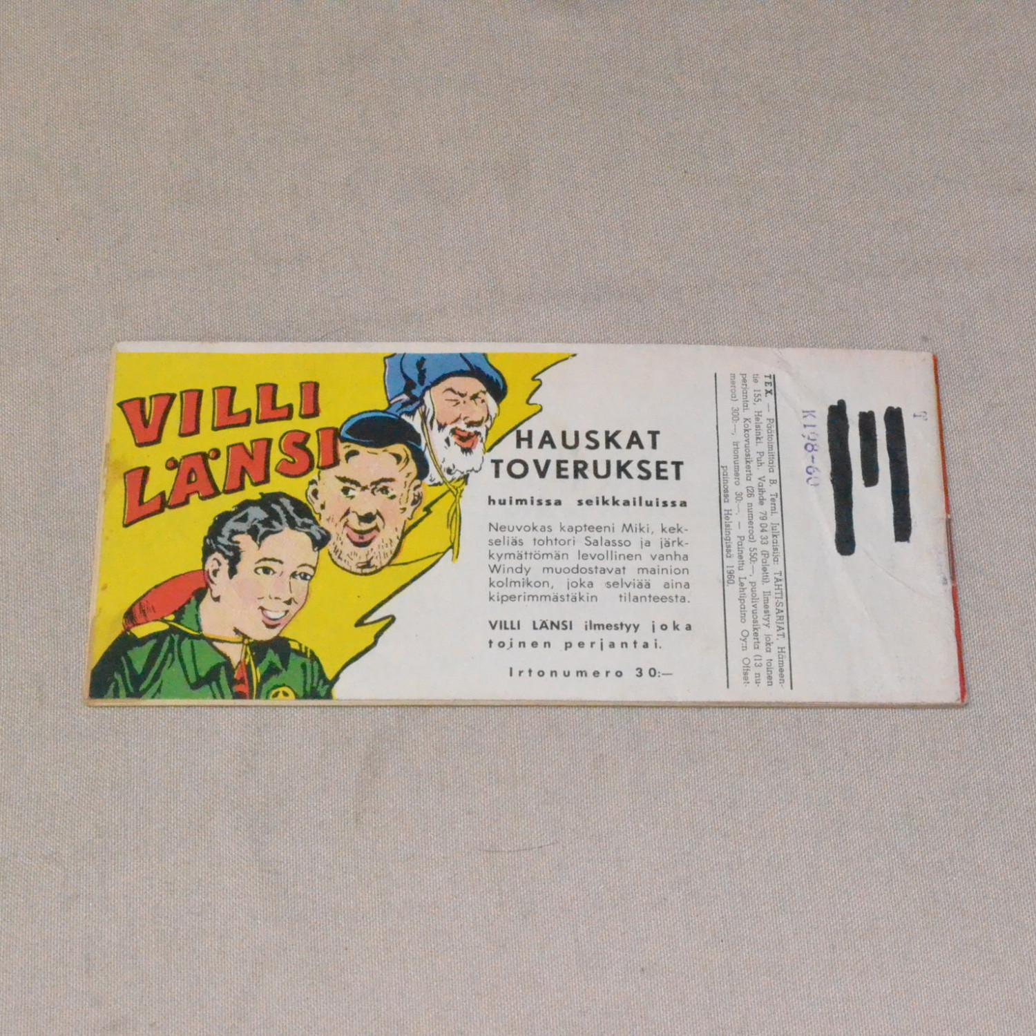 Tex liuska 12 - 1960 Truscottin loppu (8. vsk)