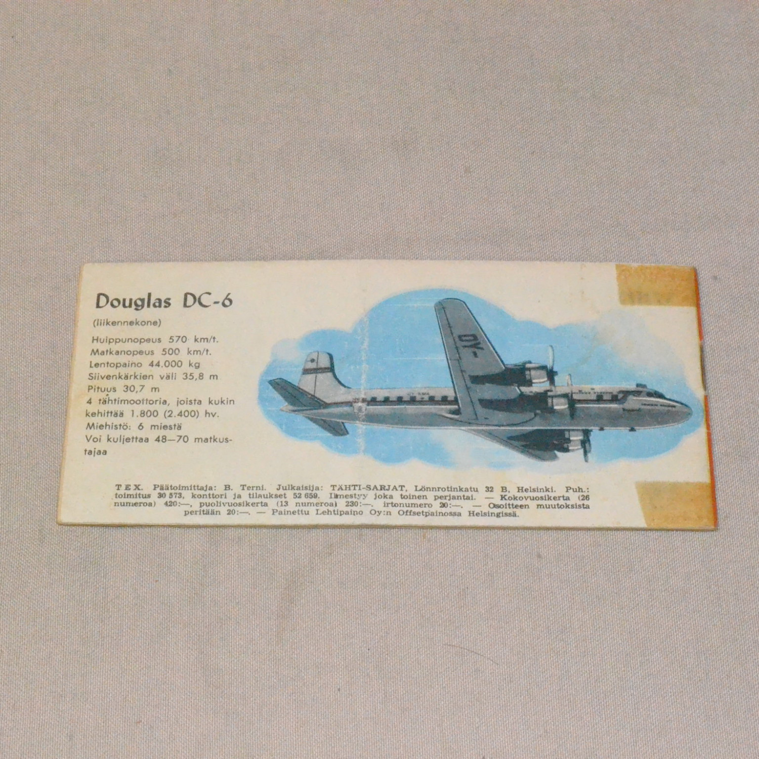 Tex liuska 02 - 1956 Lainsuojattomien vallassa (4. vsk)