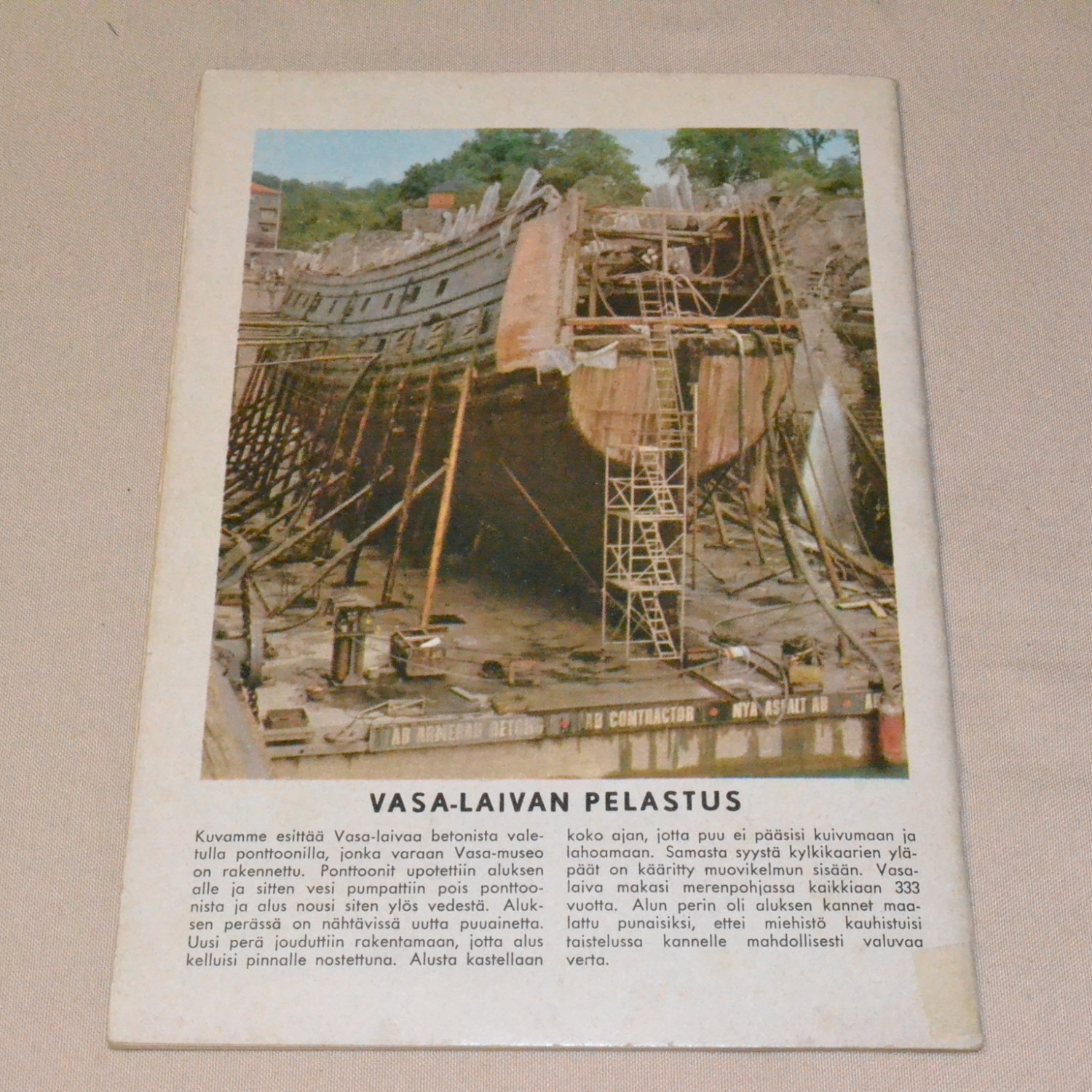 Kuvitettuja klassikkoja 105 Vasa-laivan tuho