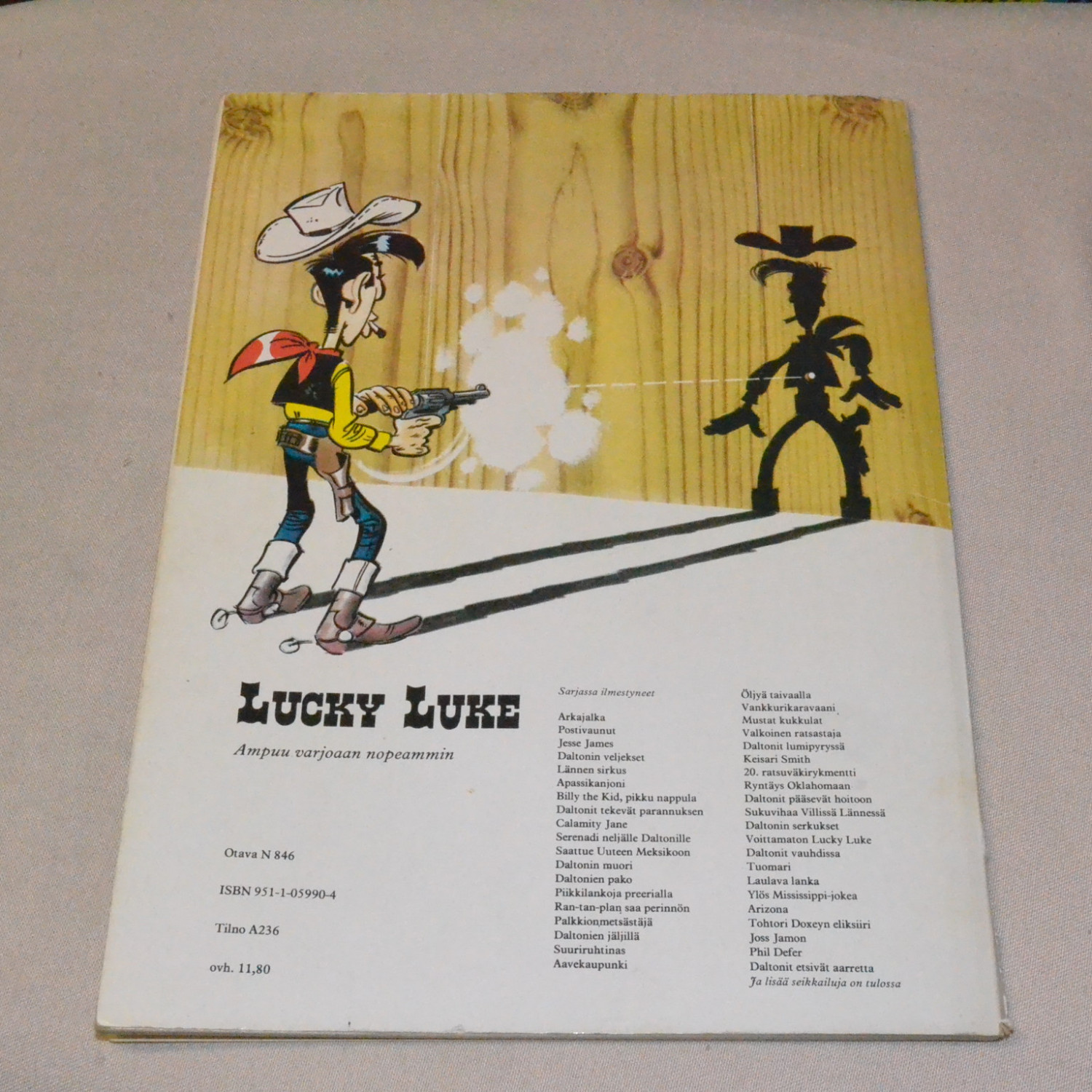 Lucky Luke 40 Daltonit etsivät aarretta