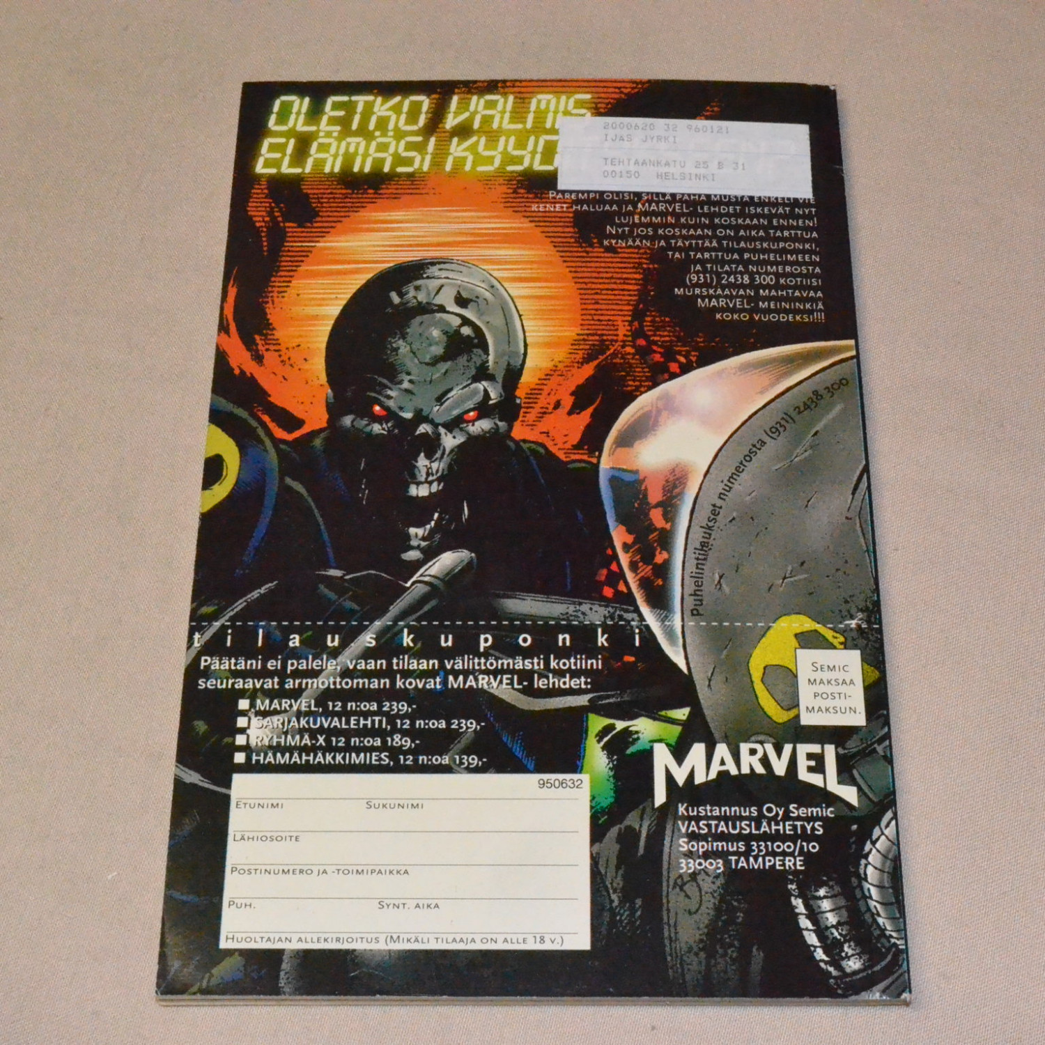 Marvel 06 - 1995 Hulk