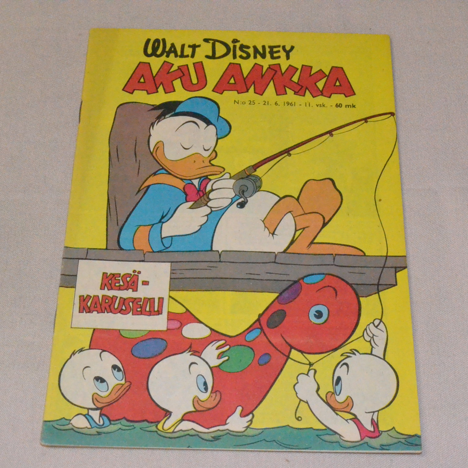 Aku Ankka 25 - 1961 Kesäkaruselli