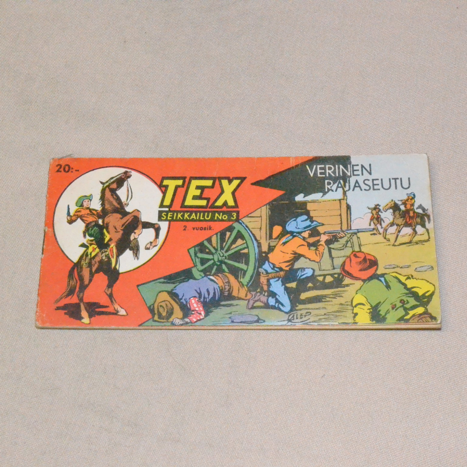 Tex liuska 03 - 1954 Verinen rajaseutu (2. vsk)