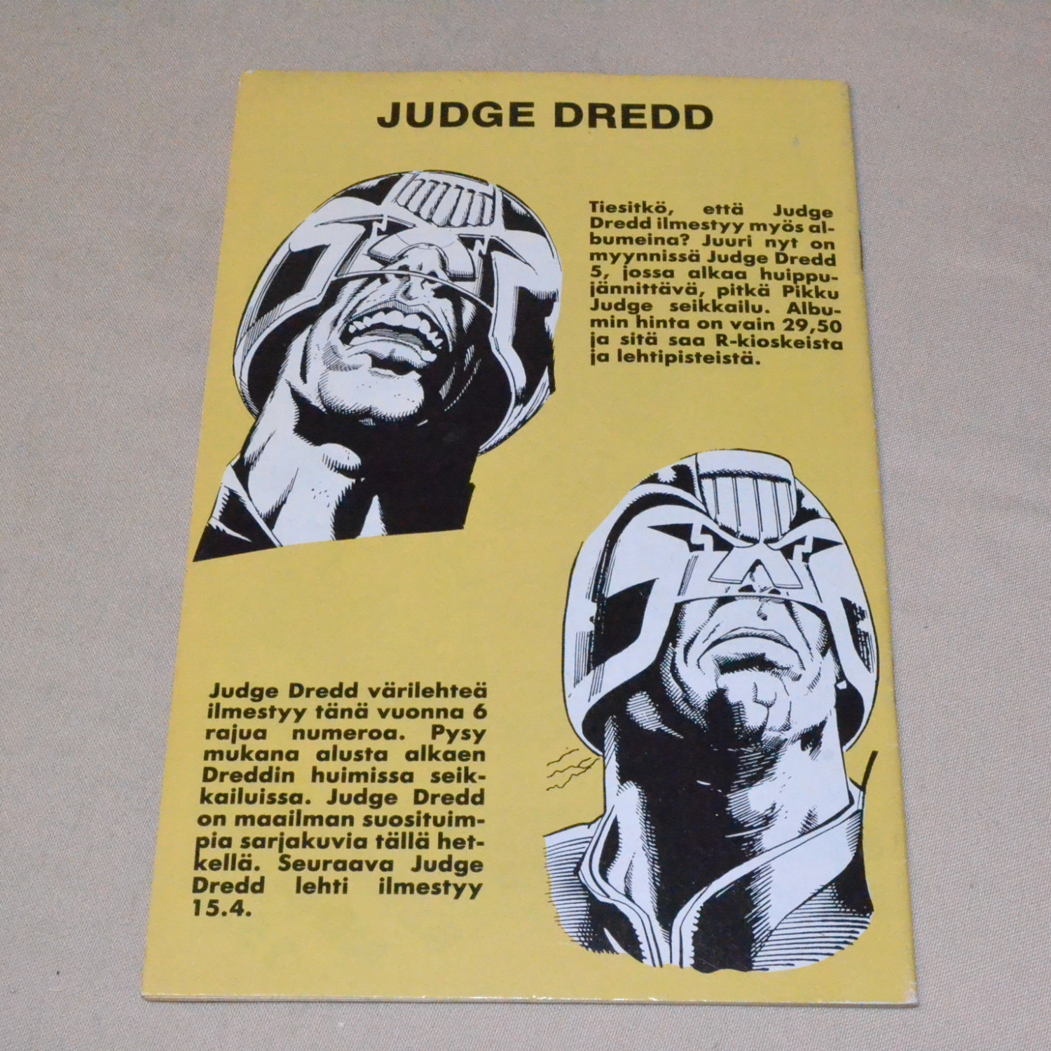 Judge Dredd 01 - 1991