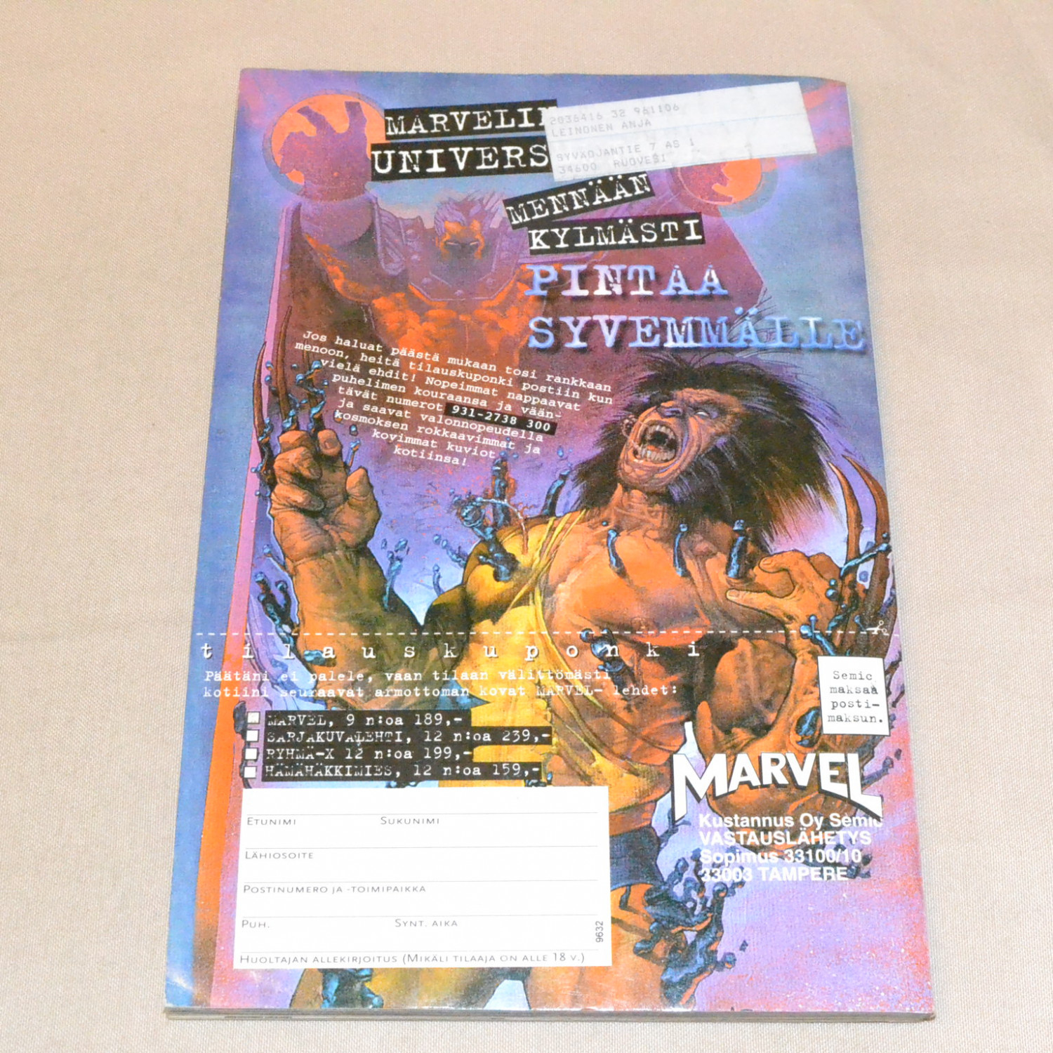 Marvel 04 - 1996 Generation X