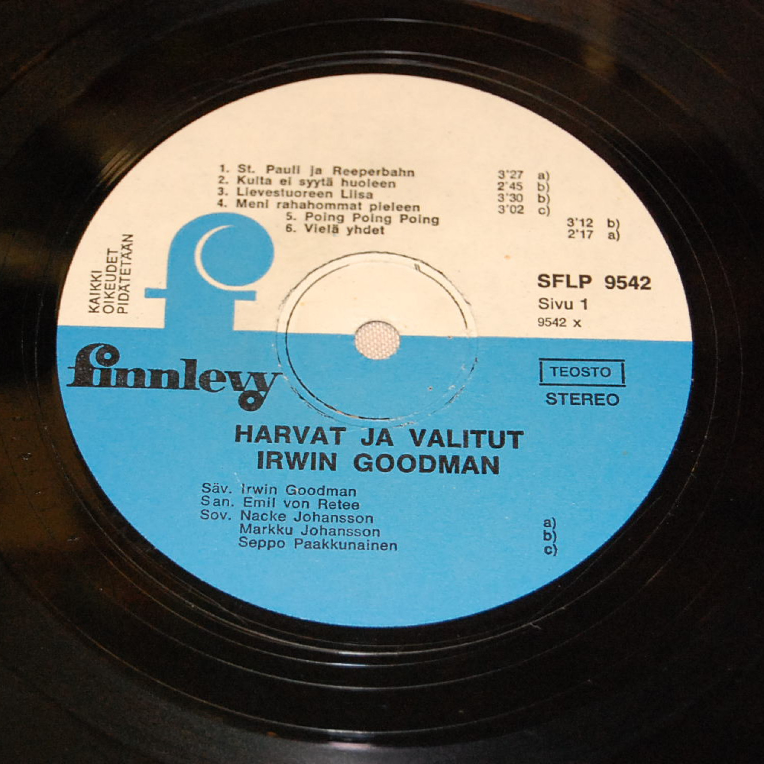 Irwin Goodman Harvat ja valitut