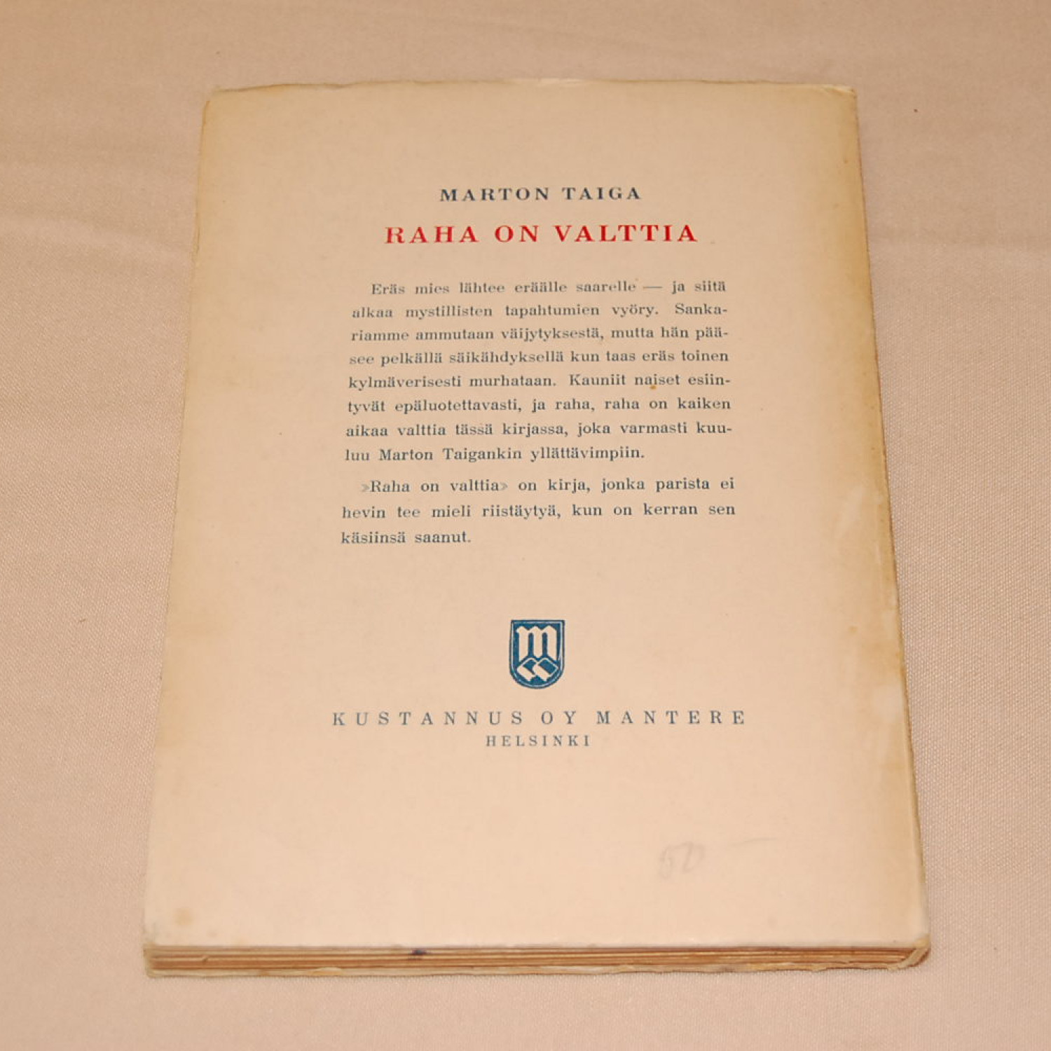 Marton Taiga Raha on valttia