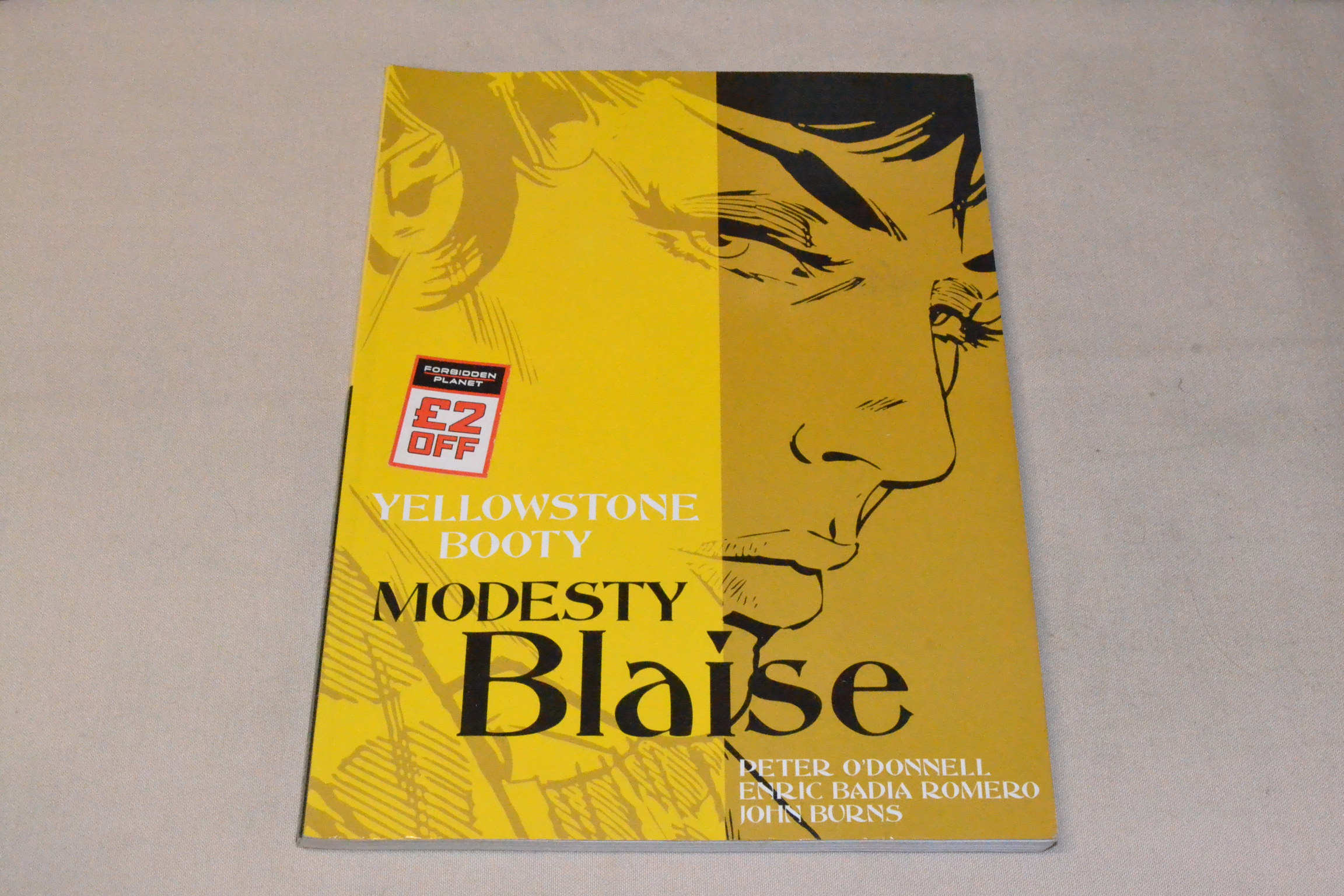 Modesty Blaise Yellowstone Booty