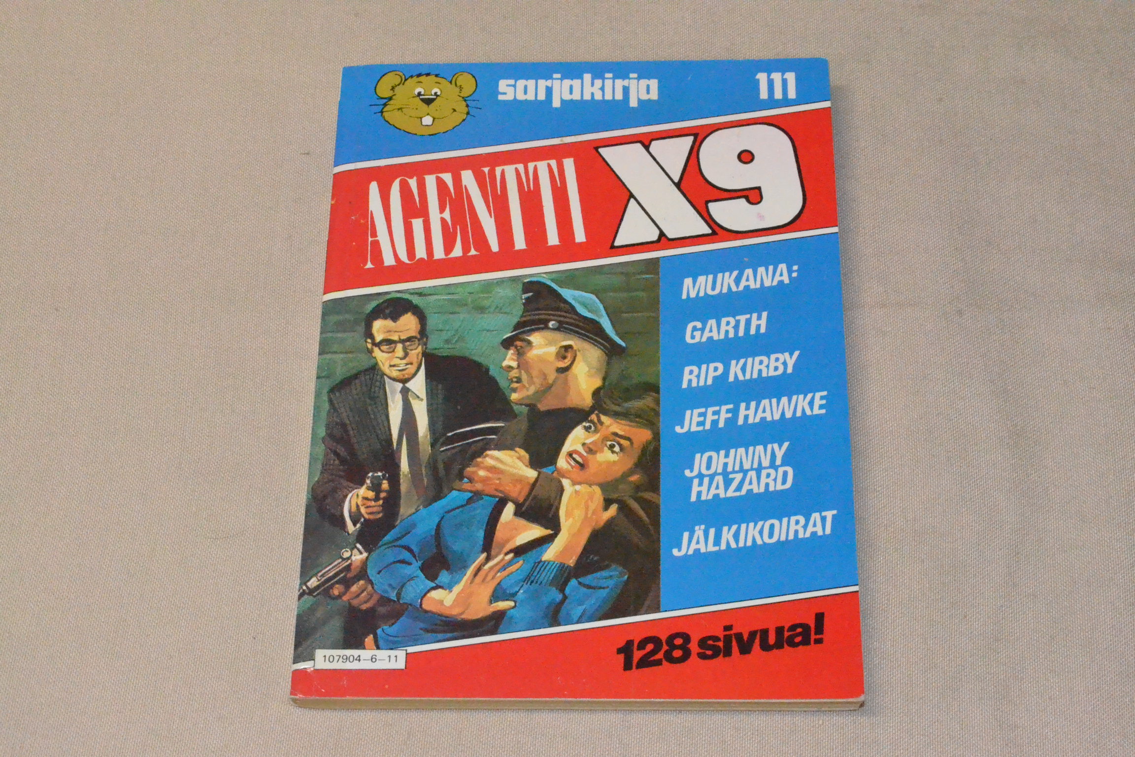 Sarjakirja 111 Agentti X9