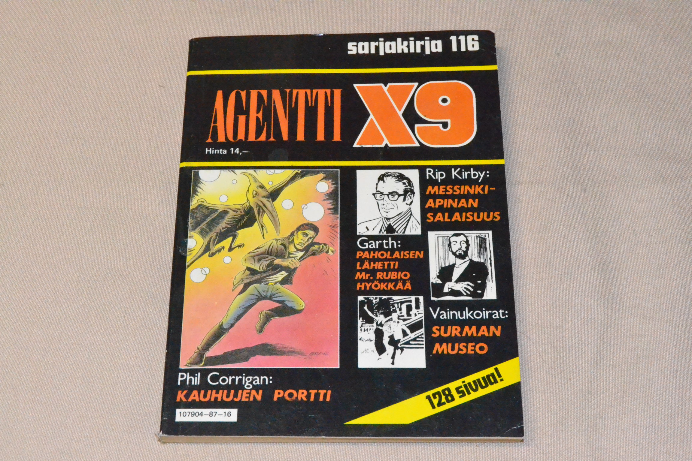 Sarjakirja 116 Agentti X9