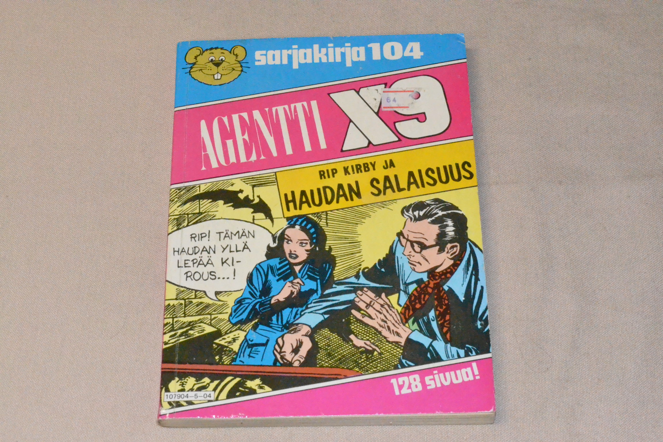 Sarjakirja 104 Agentti X9