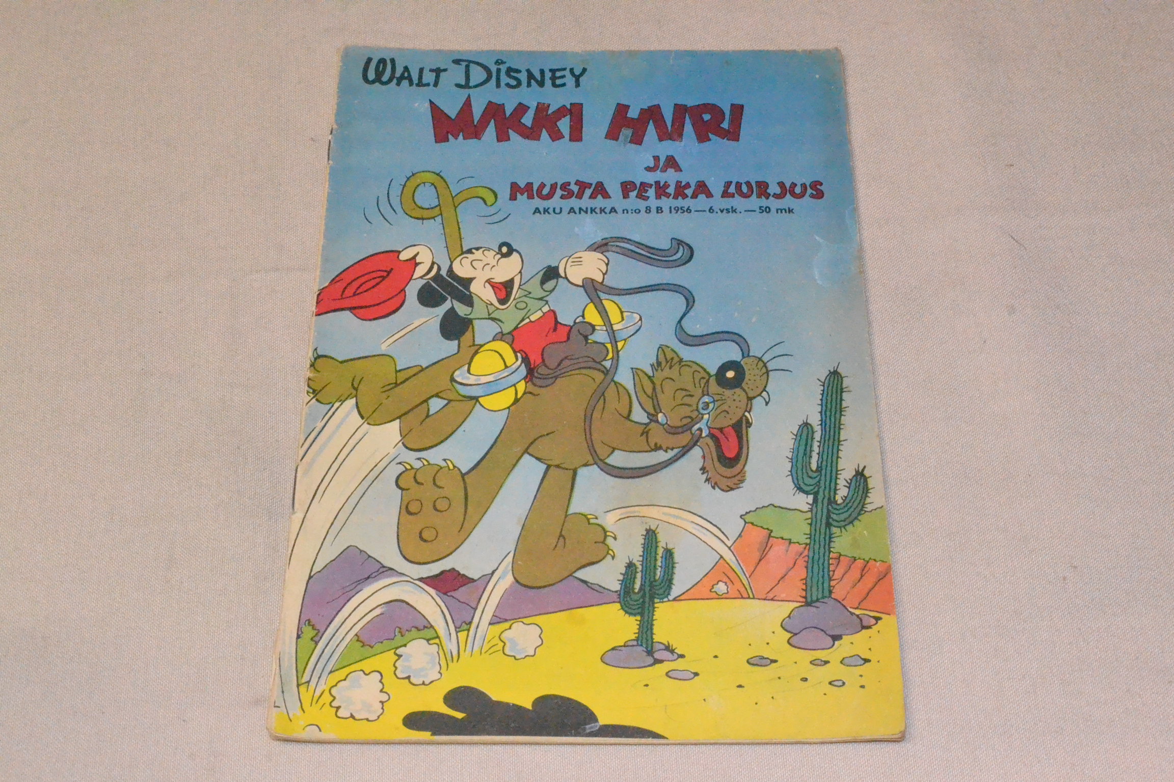 Aku Ankka 08B - 1956 Mikki Hiiri ja Musta Pekka lurjus