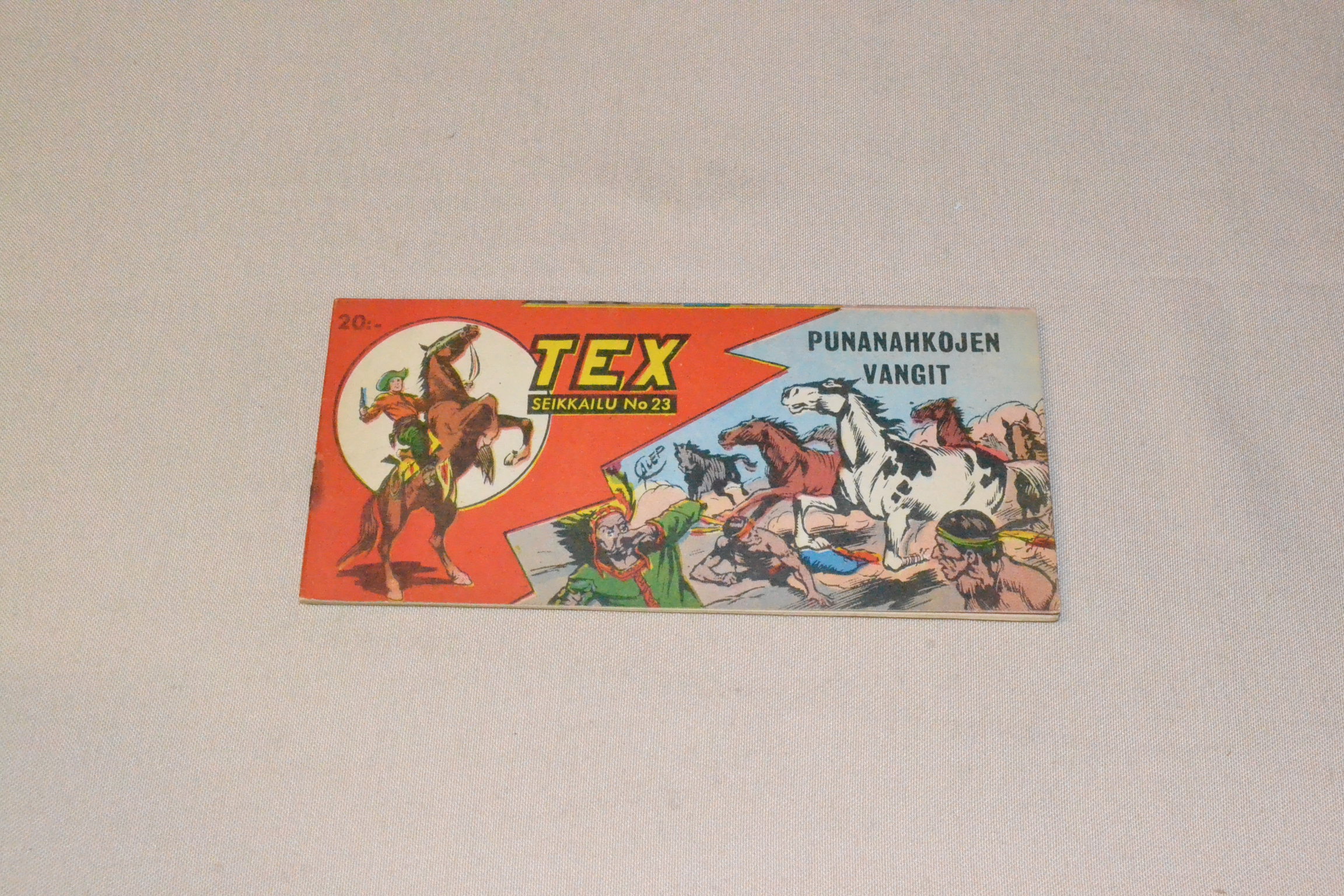 Tex liuska 23 - 1953 Punanahkojen vangit (1. vsk)