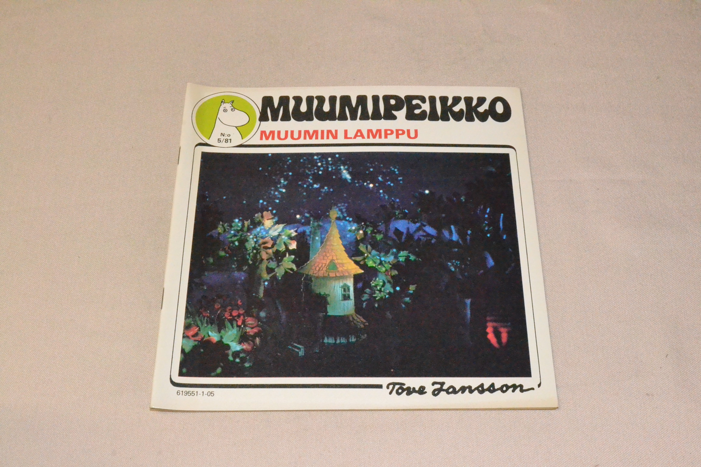 Muumipeikko 05 - 1981 Muumin lamppu